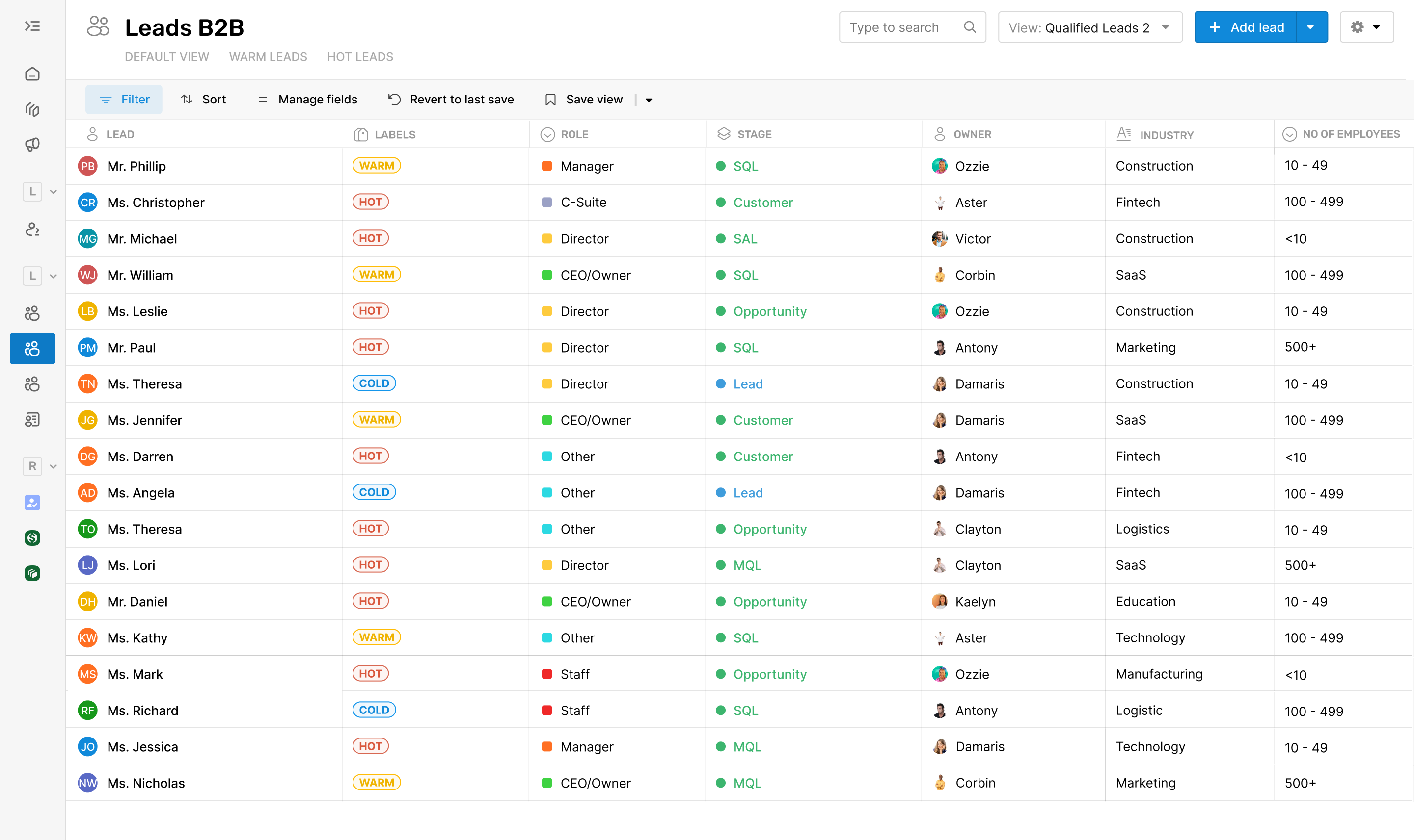 Rework Platform - Leads | Centralize and optimize lead operations ...