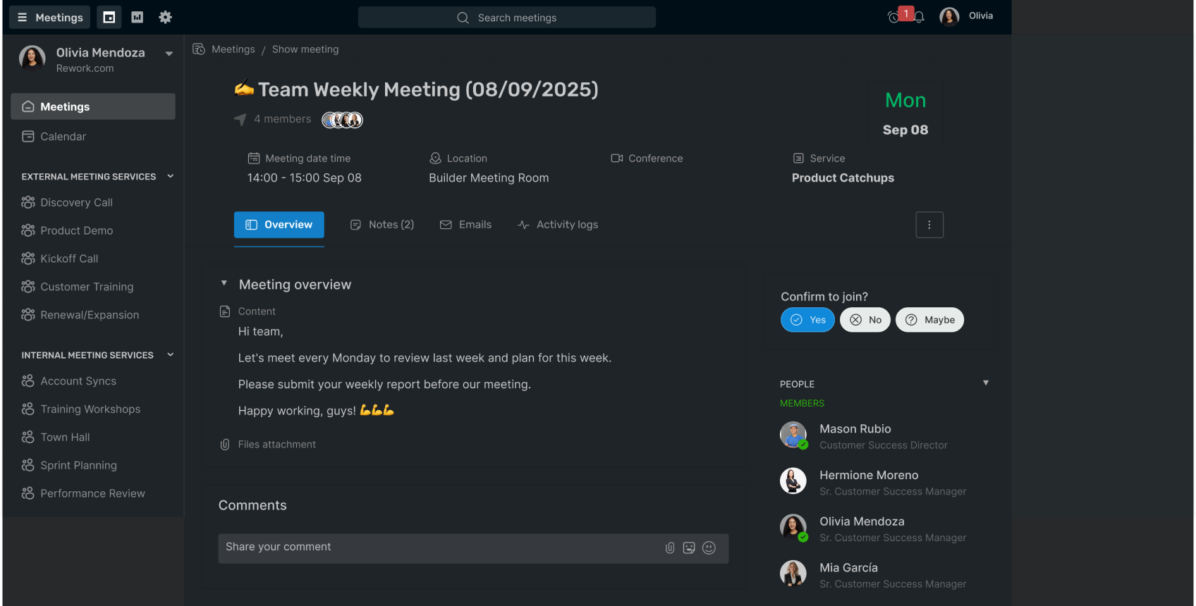 Meeting Operations | Streamline meeting workflows and productivity ...