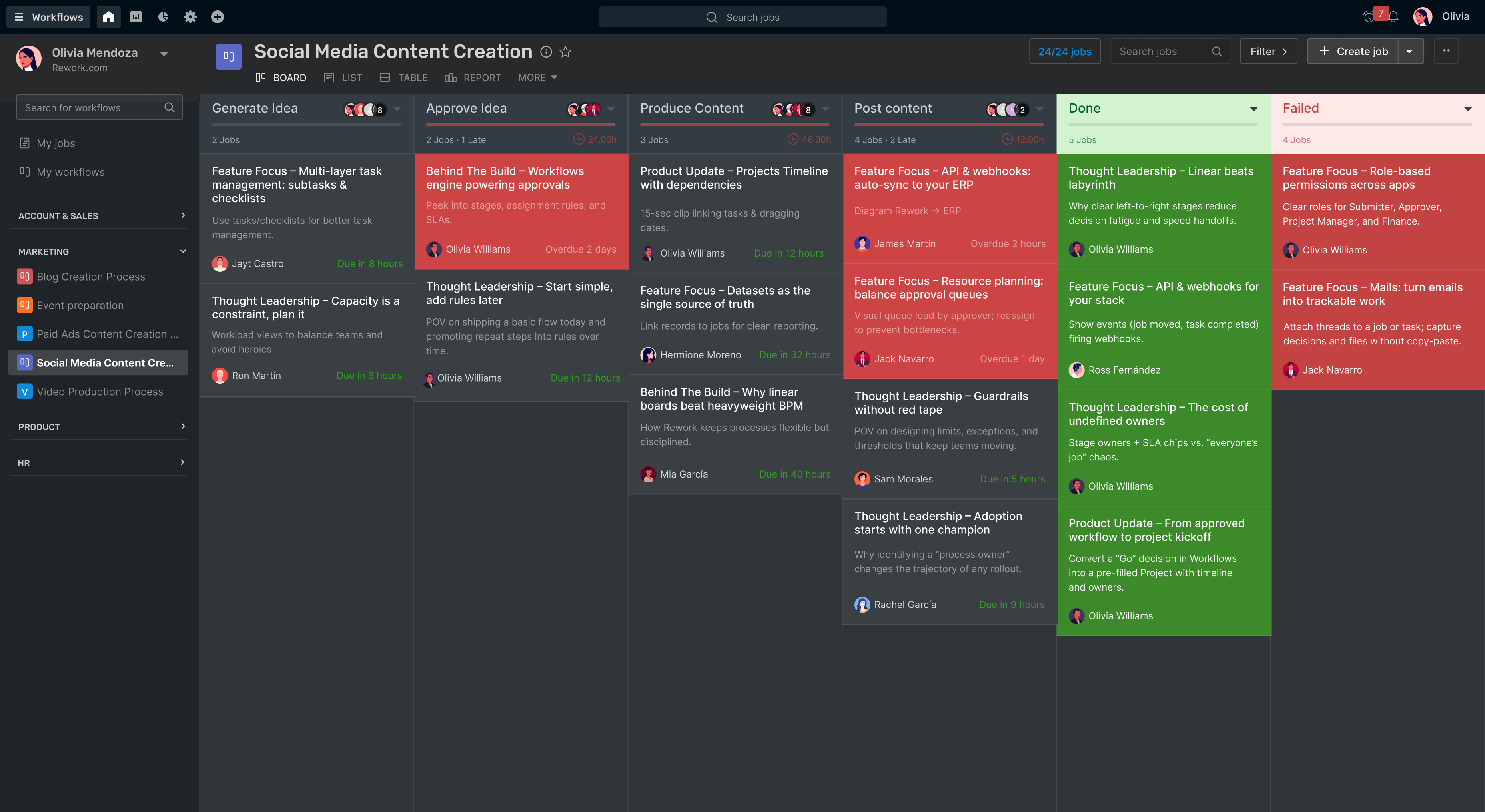 Workflow Operations | Design and optimize automated processes | Rework Platform